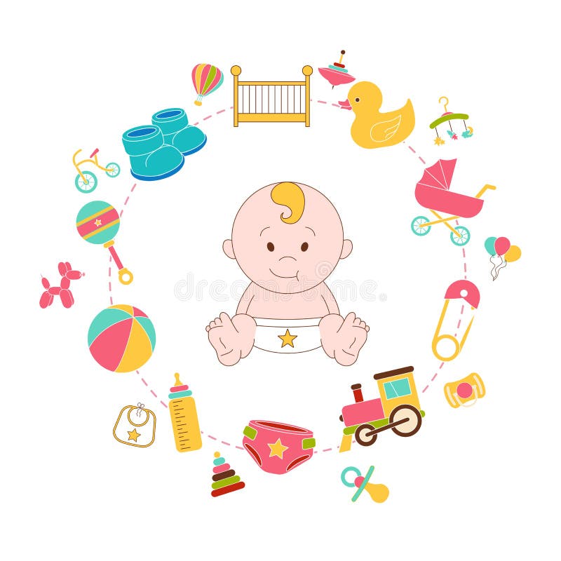 Baby Stuff Stock Illustrations – 3,507 Baby Stuff Stock Illustrations ...