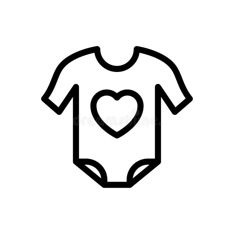 Baby Suit Icon or Logo Isolated Sign Symbol Vector Illustration Stock ...