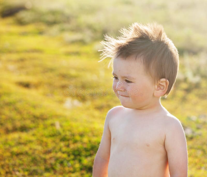 Baby Getting Out of the Tube Stock Photo - Image of human, creation ...
