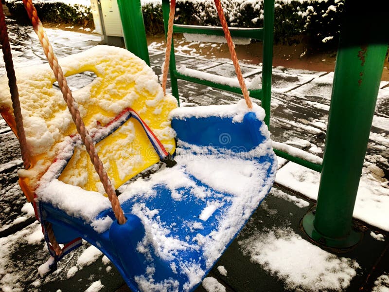 The Baby swing stock photo. Image of outside, yellow - 165382800