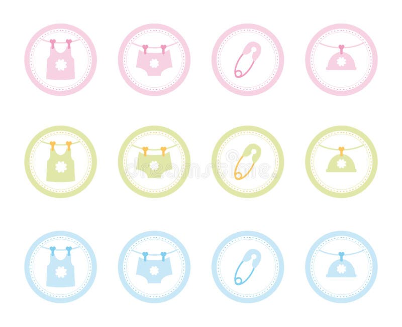 Baby tag stock illustration. Illustration of green, pink - 25140521