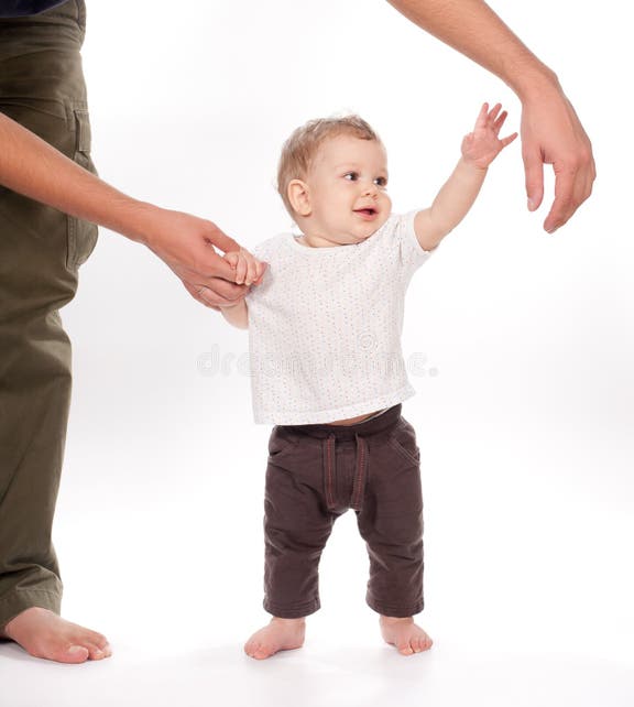 470 Baby Taking First Steps Stock Photos - Free & Royalty-Free Stock ...