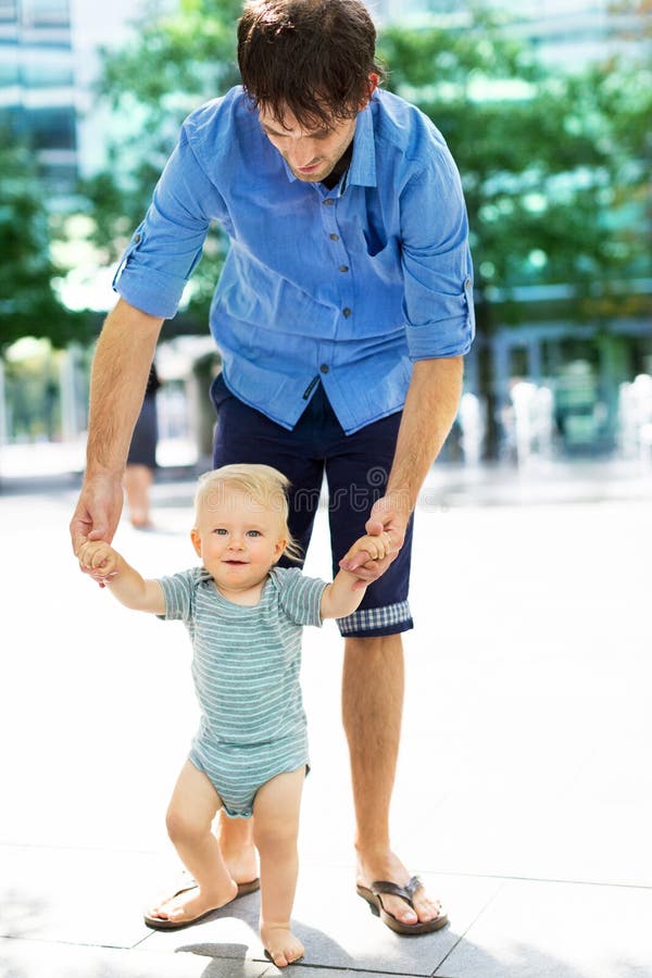 470 Baby Taking First Steps Stock Photos - Free & Royalty-Free Stock ...