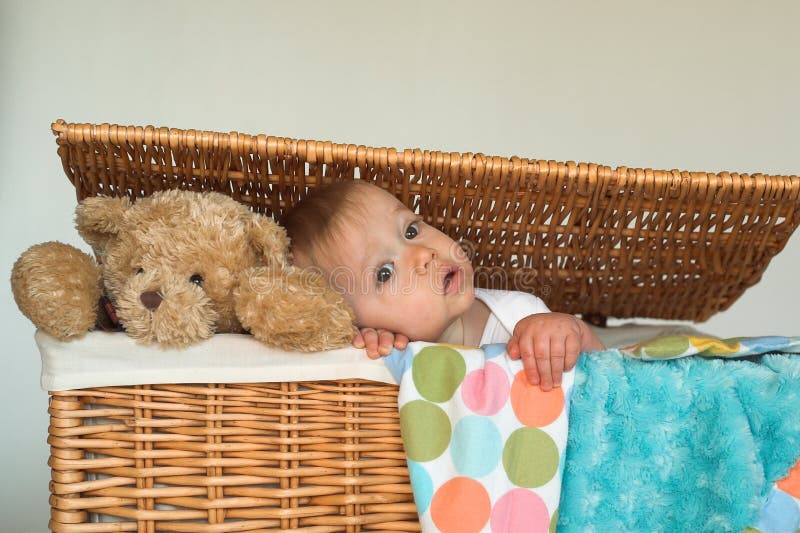 Baby And Teddy Picture. Image: 2037343