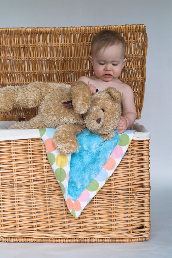 Baby And Teddy Picture. Image: 2450059