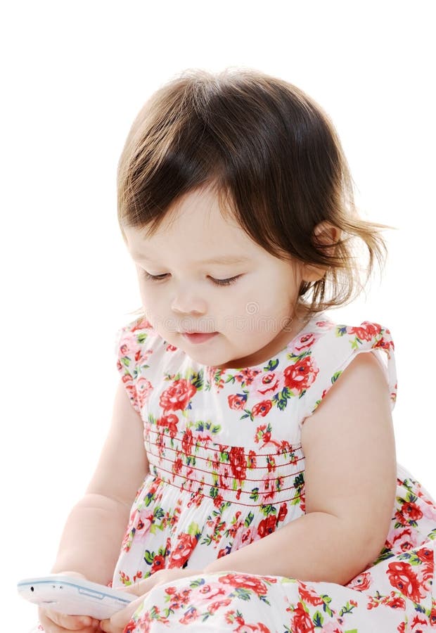 Baby texting stock image. Image of adorable, beautiful - 28935619