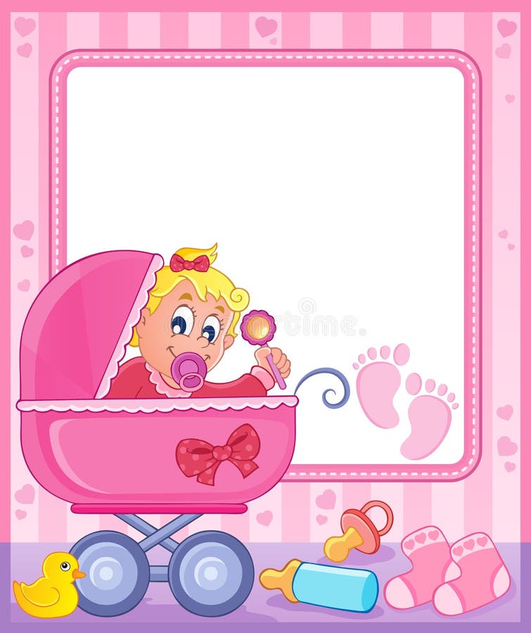 Baby theme frame 5 stock vector. Illustration of baby - 29044529