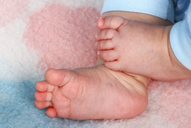 Baby toes stock photo. Image of toes, infant, blue, foot - 28018898