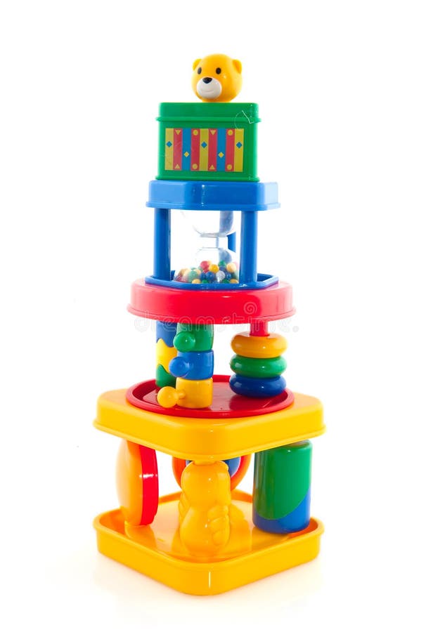 Baby toy stock image. Image of high, plastic, isolated - 10219695