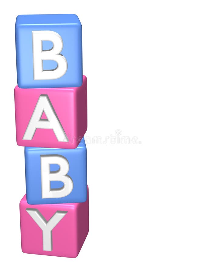 Baby Toy Building Blocks stock illustration. Illustration of product ...