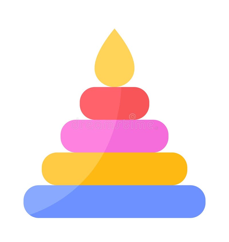 Baby toy icon stock illustration. Illustration of constructor - 259303484