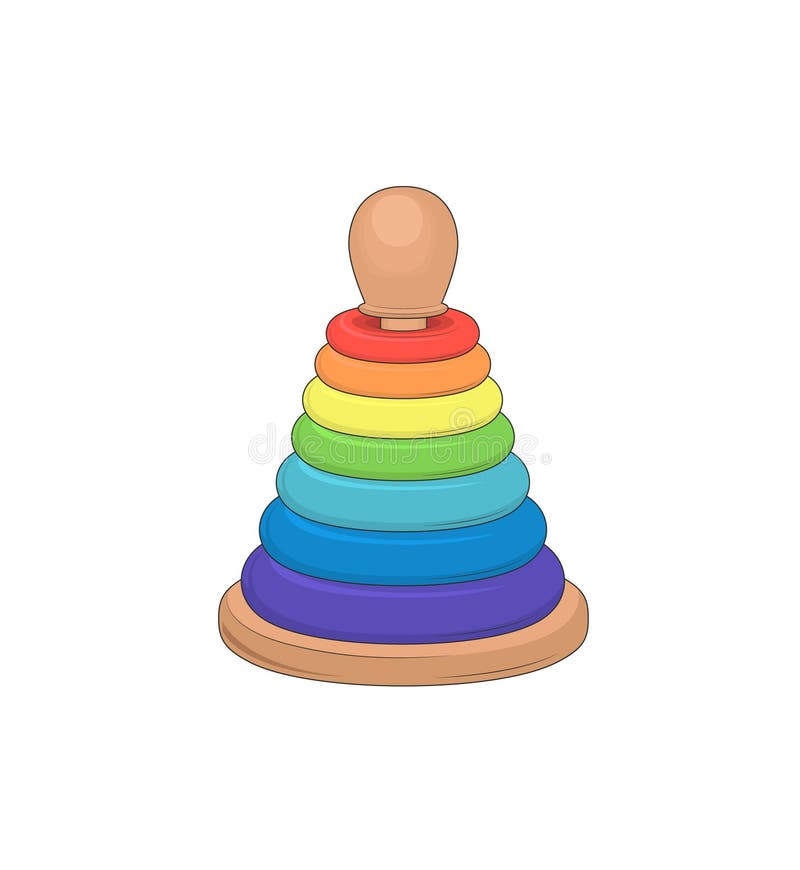 Baby Toy Pyramid, Logic Game. Kid Play Developement. Stack Game ...