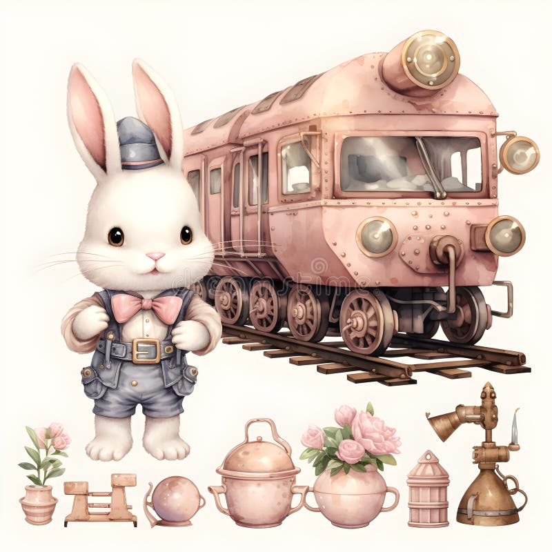 Train Cute Stock Illustrations – 16,833 Train Cute Stock Illustrations ...