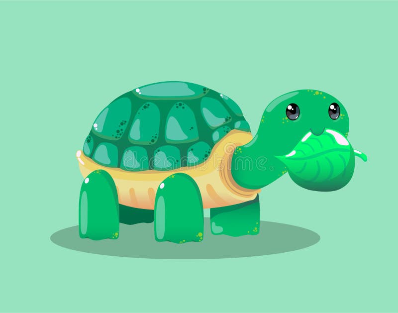 Funny Turtle Baby Eating Stock Illustrations – 13 Funny Turtle Baby ...