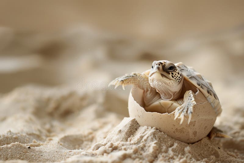 Hatching Tortoise Egg Stock Illustrations – 56 Hatching Tortoise Egg ...