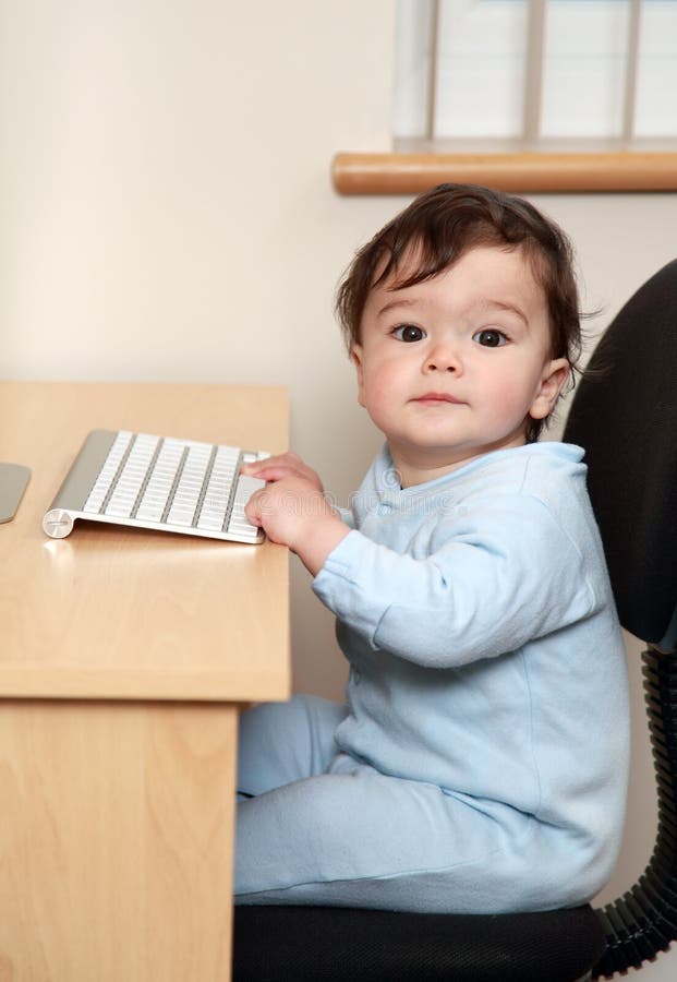 Office work baby stock image. Image of work, baby, child - 36023545