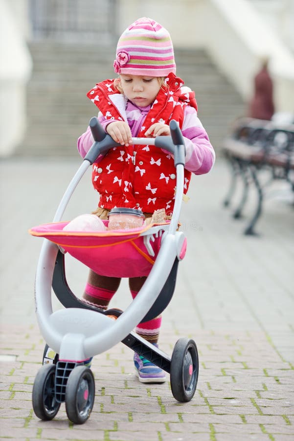 Baby on the walk stock image. Image of carriage, city - 37103501
