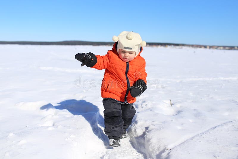 Baby Walking with Help of Leading Strings Stock Image - Image of happy ...