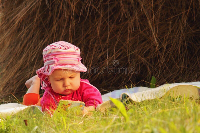 Baby is watching computer stock photo. Image of watching - 64495184