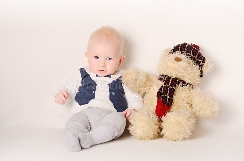 Baby on a white background stock photo. Image of child - 52457486