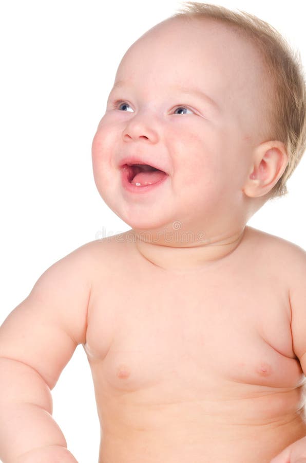 142 Baby Smiling Sideways White Background Stock Photos - Free ...