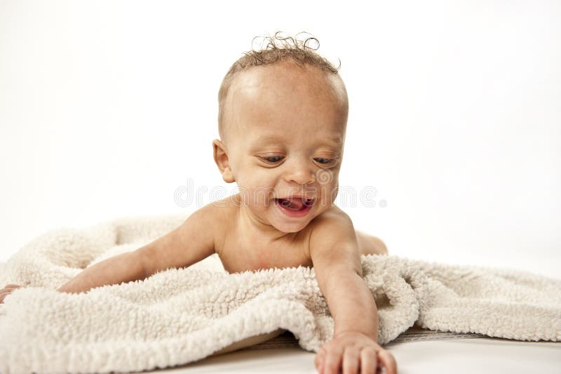 Baby on White stock photo. Image of newborn, isolated - 34844456