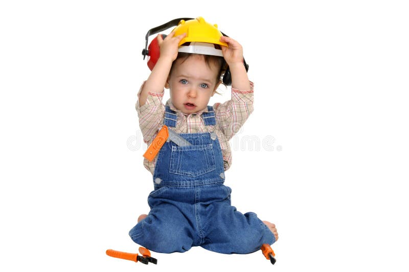 Baby worker stock photo. Image of business, construction - 11061144