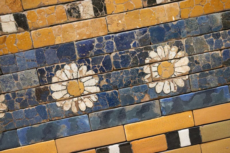 Babylon S Ishtar Gate and Processional Way Editorial Stock Image ...