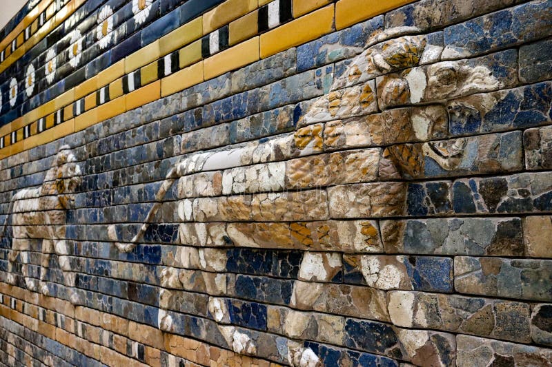Babylon S Ishtar Gate and Processional Way Editorial Image - Image of ...