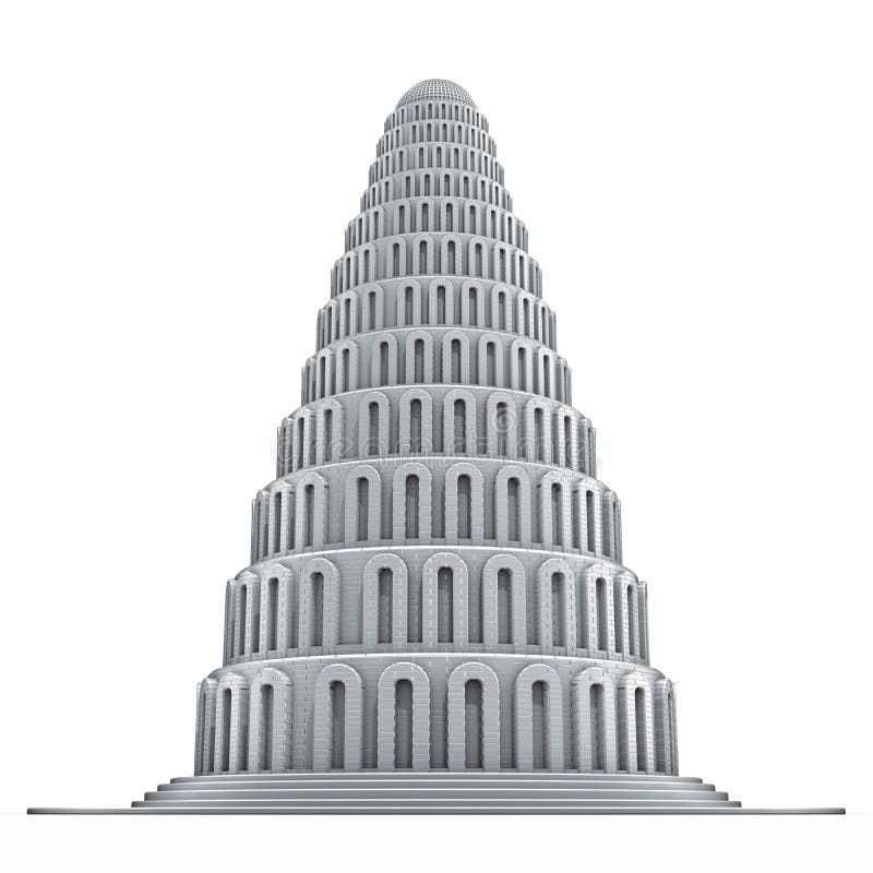 Babylon tower stock illustration. Illustration of steps - 18165572