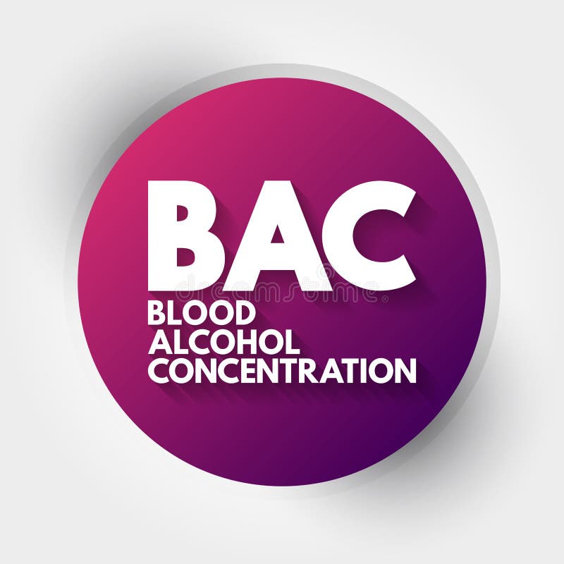 BAC - Blood Alcohol Concentration Acronym, Medical Concept Background ...