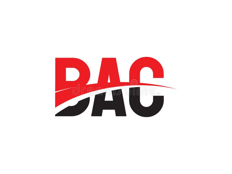 BAC Letter Initial Logo Design Vector Illustration Stock Vector ...