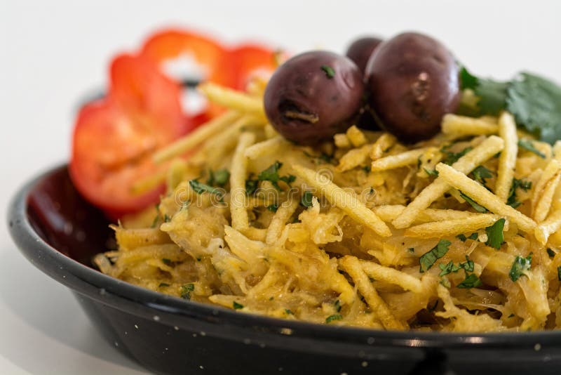 Cod Bras Style (Bacalhau A Bras) Stock Image - Image of codfish ...