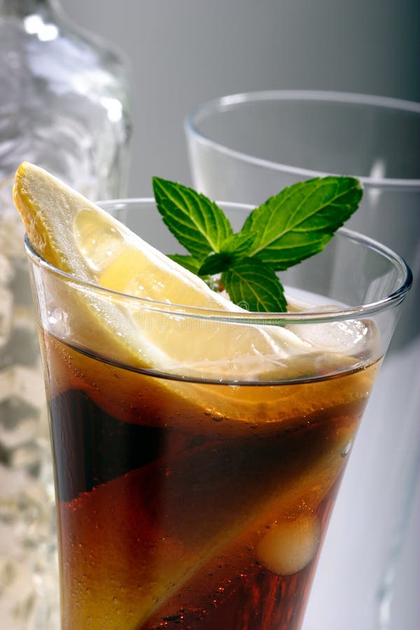 Bacardi with Coca Cola Cocktail Stock Image - Image of hard, alcoholism ...