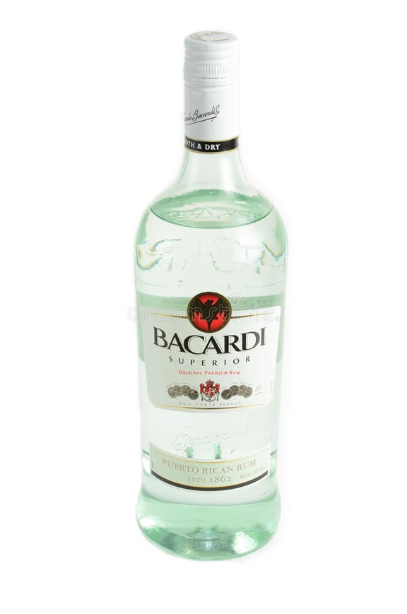 Bacardi Rum editorial photo. Image of clear, label, bacardi - 18383976