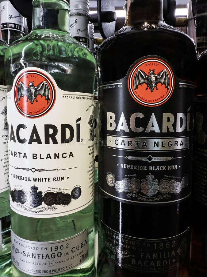 Distinct Bacardi Rum Bottles Stock Photos - Free & Royalty-Free Stock ...