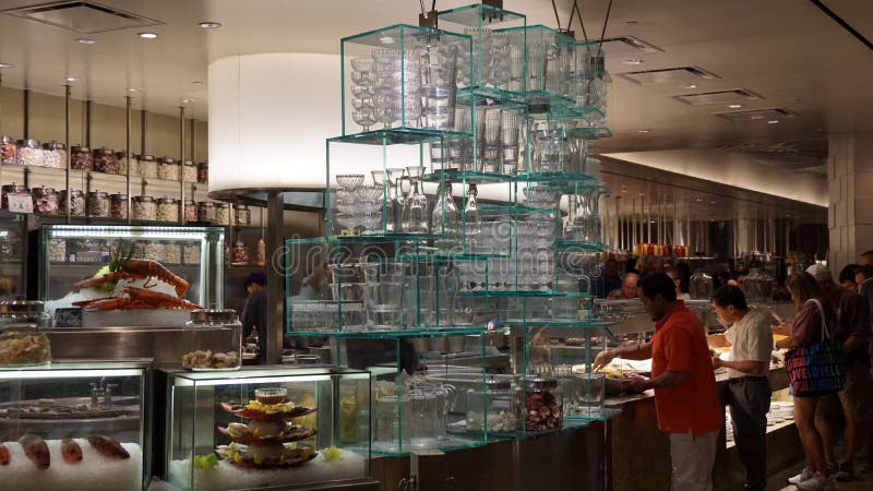 Bacchanal Buffet at Caesars Palace Editorial Photography - Image of ...