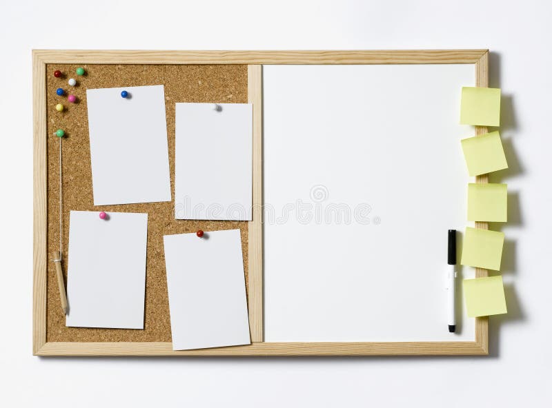 Bacheca in bianco immagine stock. Immagine di sfondo - 44850773