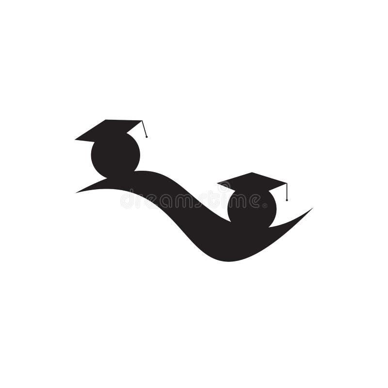 Bachelor Cap Icon, Education Concept, Flat Design, Vector Stock Vector ...
