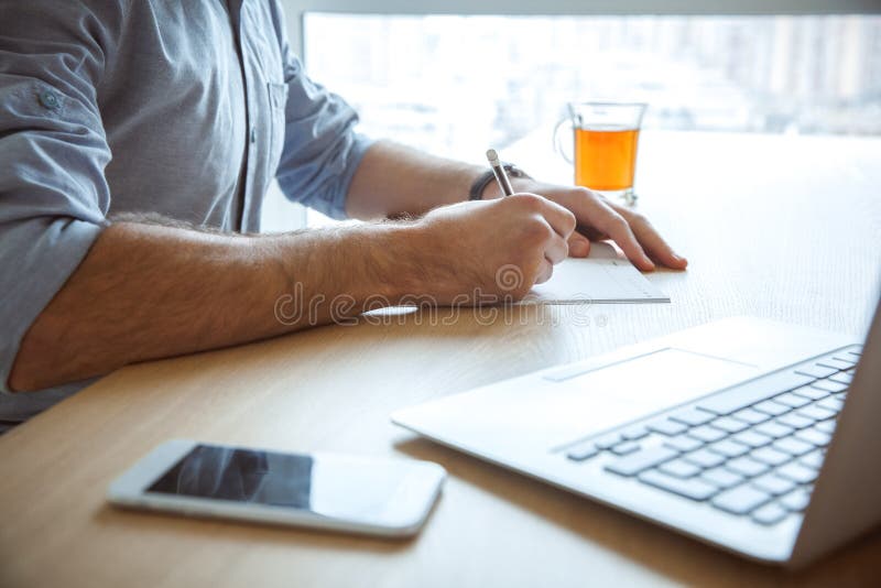 Bachelor Man daily Routine Working from Home Single Lifestyle Concept ...