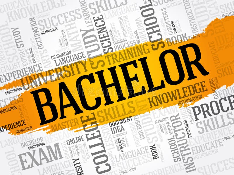 Bachelor word cloud stock illustration. Illustration of bachelorette ...