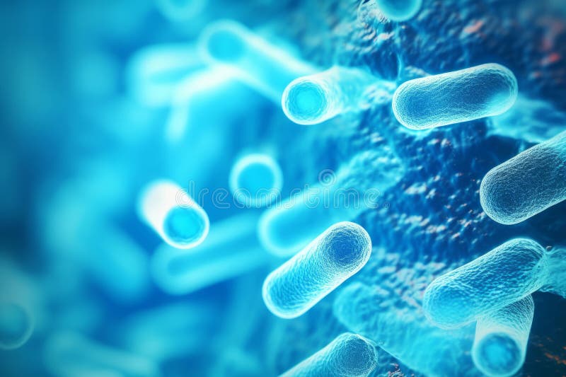Bacillus Bacteria. Bacterial Infection As a Microscopic Background ...