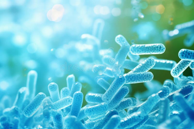 Bacillus Bacteria. Bacterial Infection As a Microscopic Background ...