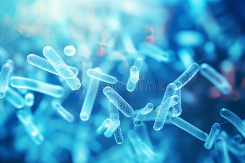 Bacillus Bacteria. Bacterial Infection As a Microscopic Background ...