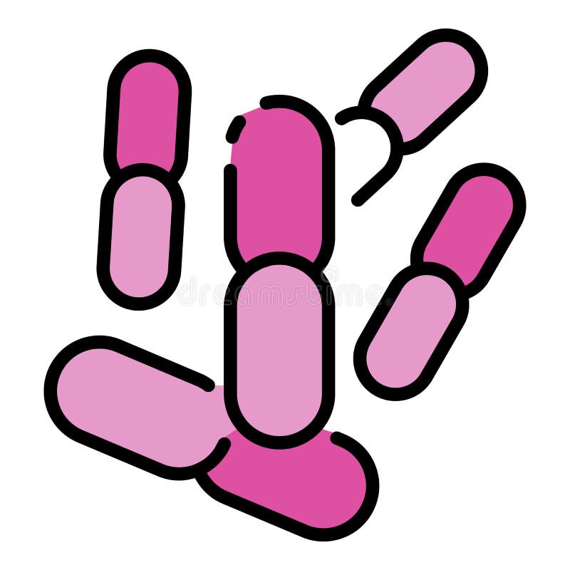 Bacillus Icon Color Outline Vector Stock Vector - Illustration of ...