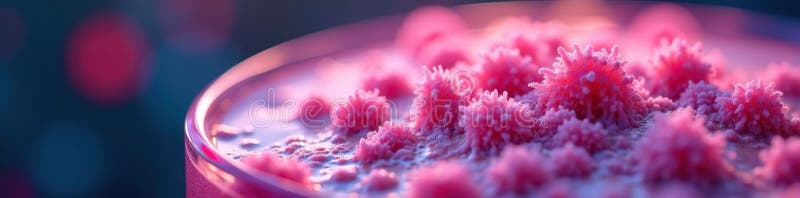 Bacillus Subtilis Spore Formation on Agar Surface, Microscope, Growth ...