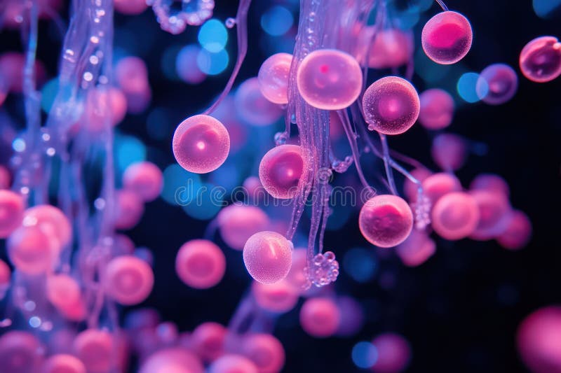 Bacillus Subtilis Under Microscope Used in Probiotic Science Stock ...