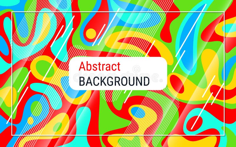 Abstract Style Colorful Trendy Dynamic Vector Background Stock Vector ...