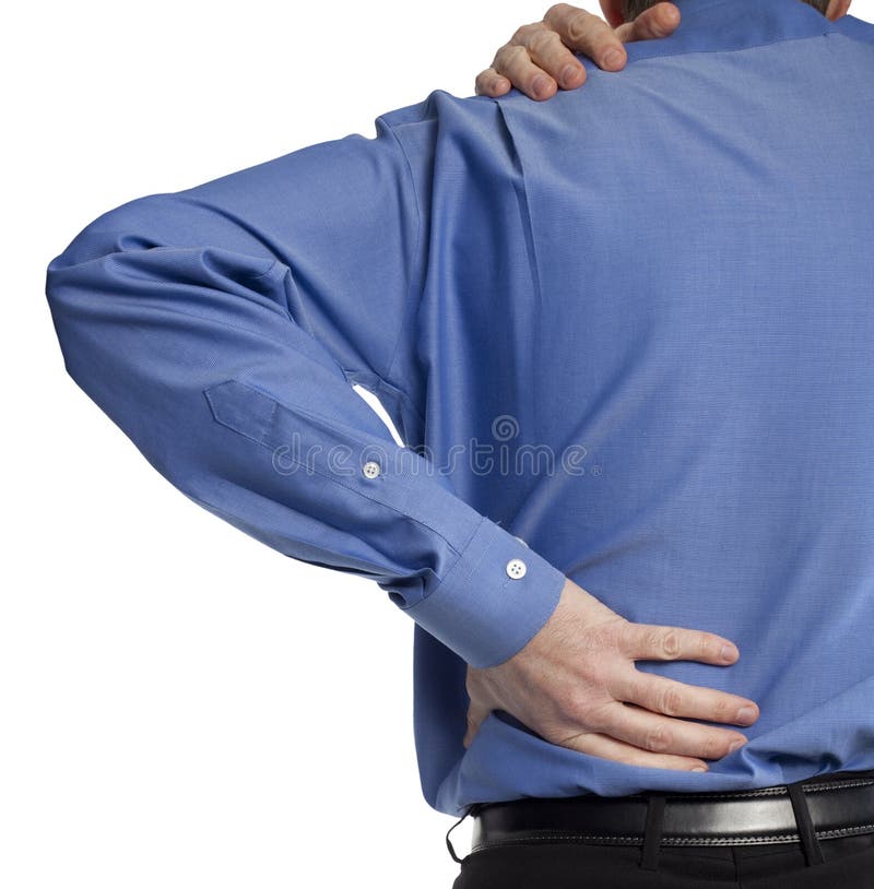 Back ache stock image. Image of close, ache, white, blue - 23162489