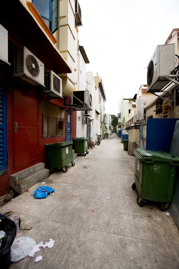 Back Alley stock image. Image of dingy, alley, england - 374885